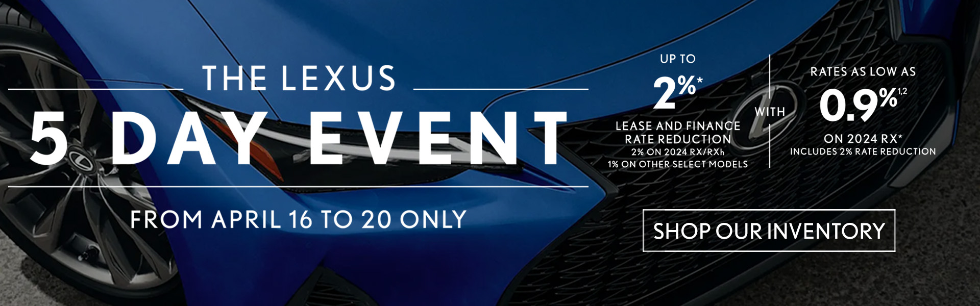 Lexus Specials at Ken Shaw Lexus Toronto Lexus Dealer ON.
